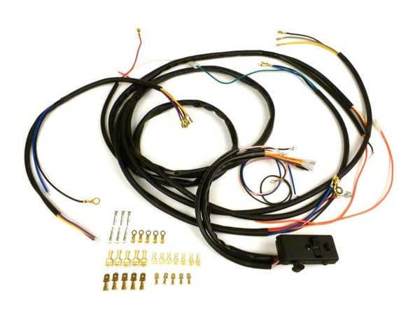 Wiring loom set for conversion (incl. light switch) -BGM PRO, Vespa AC ...